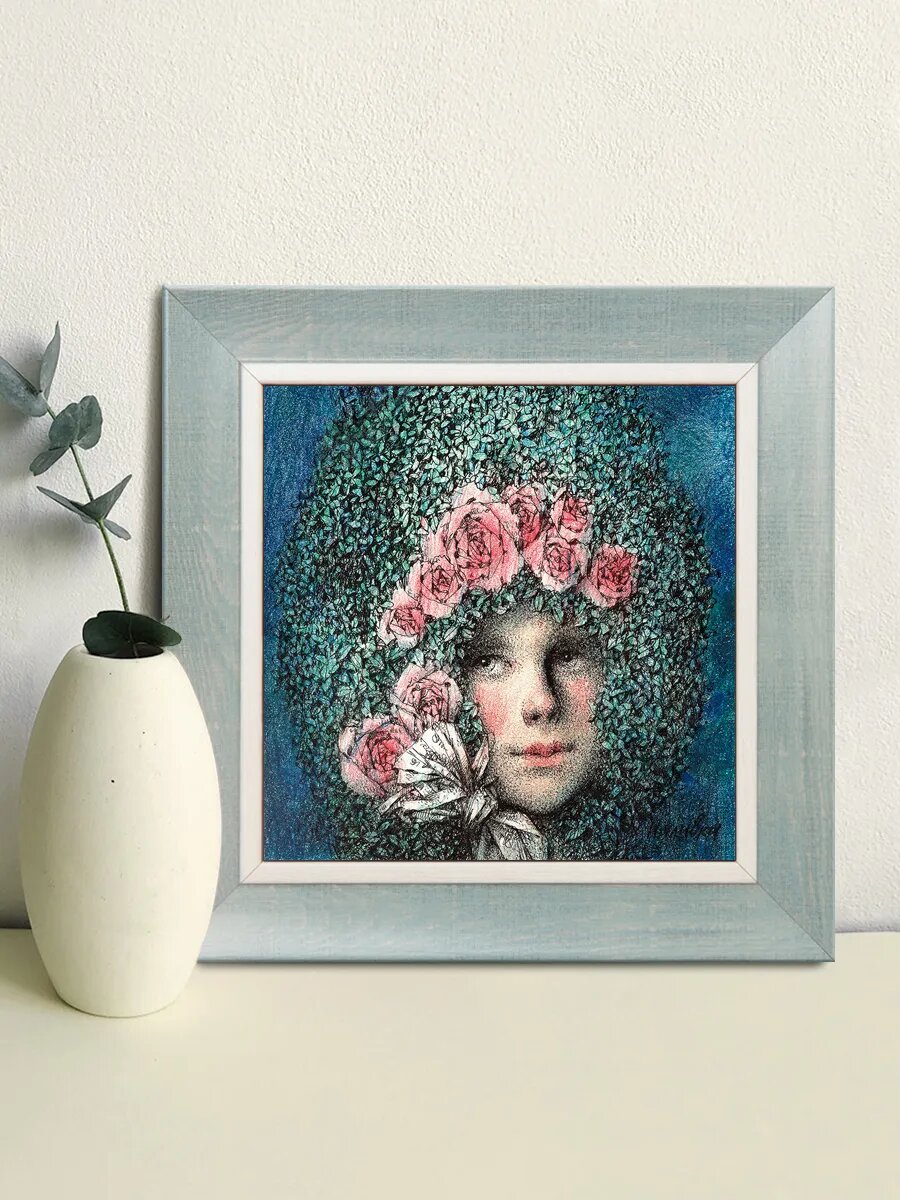 Картина на стену с ангелом.