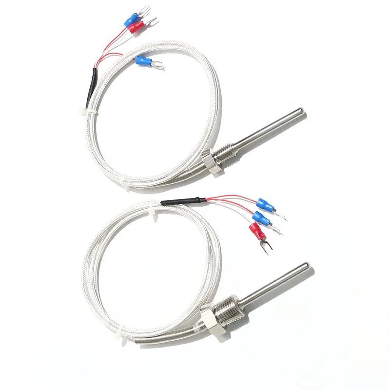 Датчик температуры WZP-291 PT100 5x50mm M10x1.5 1M