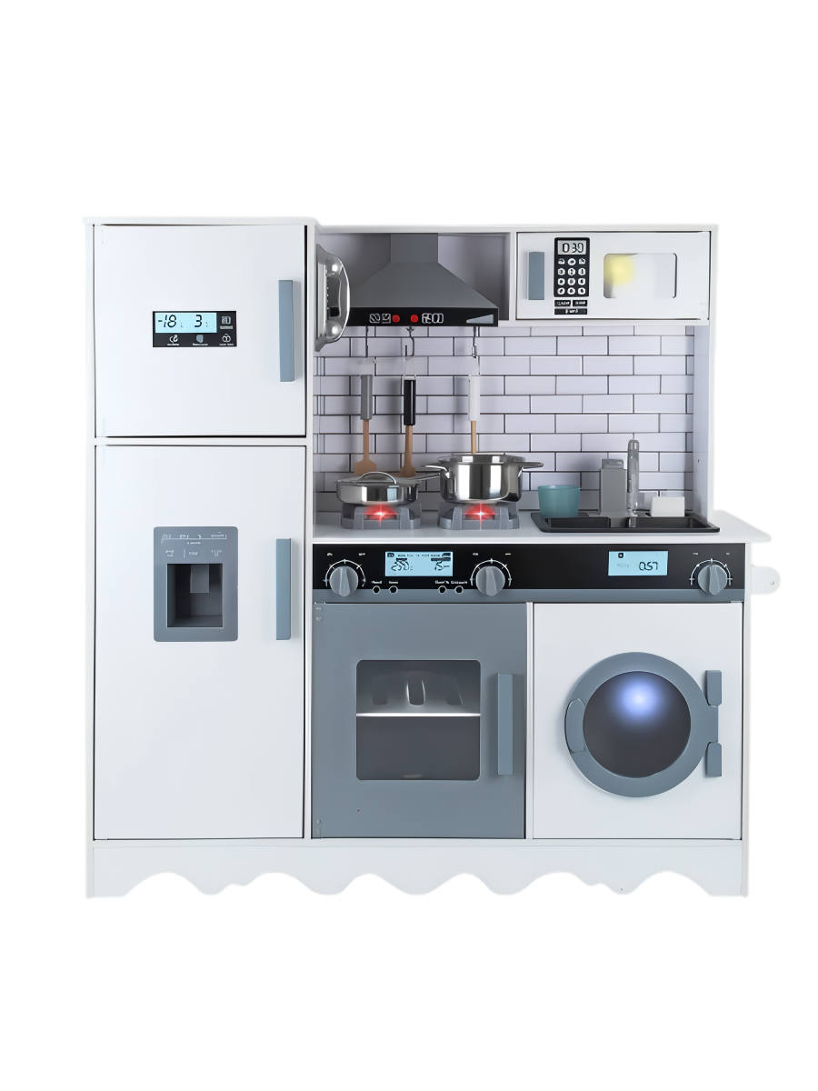 Игровой набор "Лави", кухня, дерево, 58 элементов, для детей 3-5 лет, питание от батареек