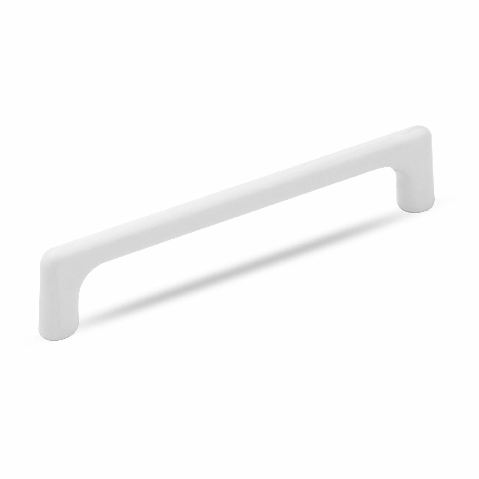 Ручка-скоба CAPPIO RSC036, для мебели, пластик, белая, 13,5x1x2,9 см