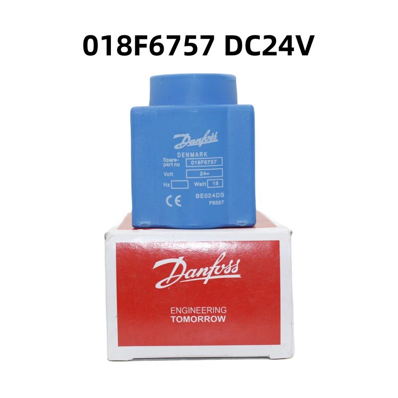 Катушка соленоидного клапана 018F6757 DC24V 18W Danfoss