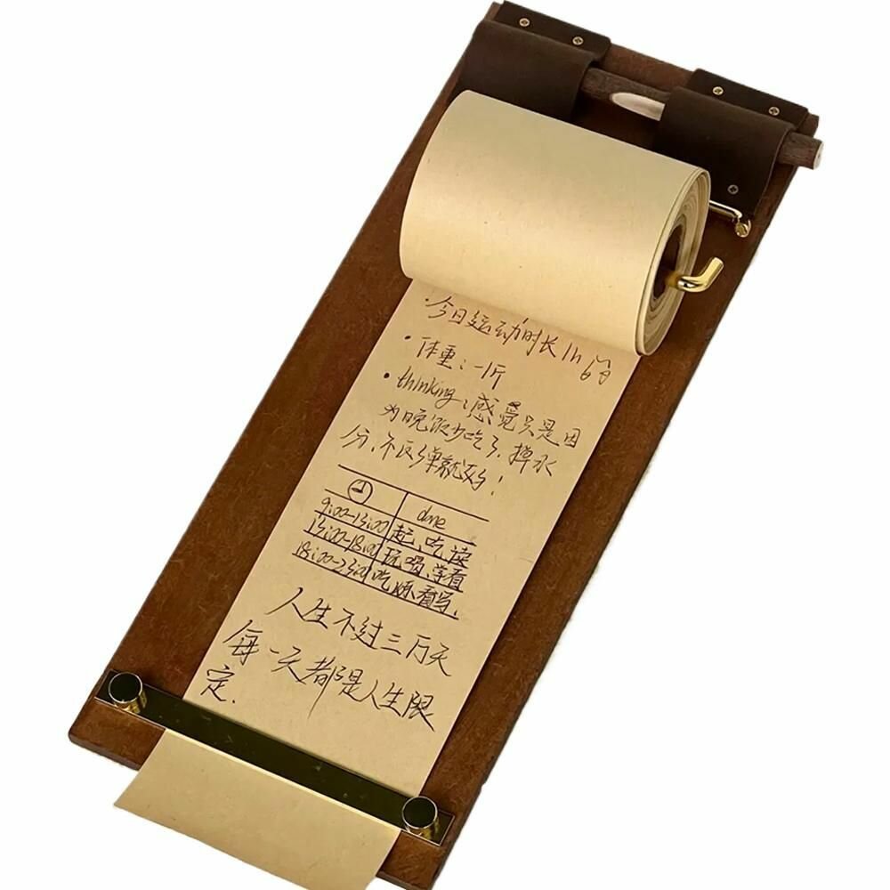 Ретро-держатель для блокнота, рулонная бумага для записей