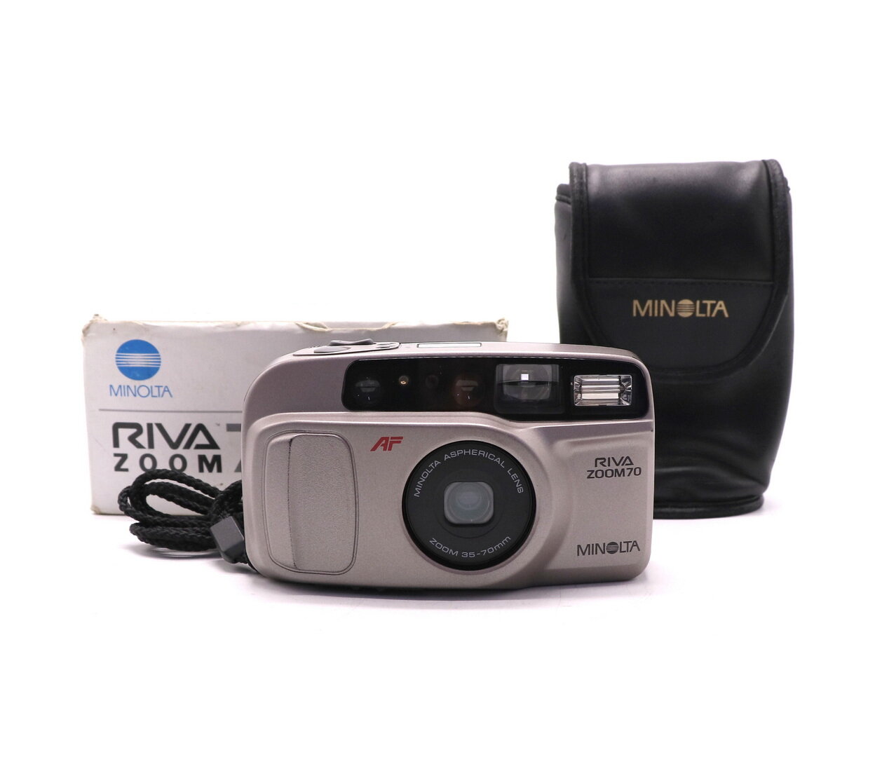 Фотоаппарат Minolta Riva Zoom 70 в упаковке