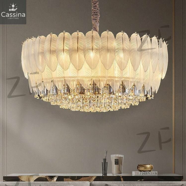 Люстра потолочная /светодиодные Хрустальное SD05-2 Cassina ,750mmX750mm 120BT Трехцветный свет