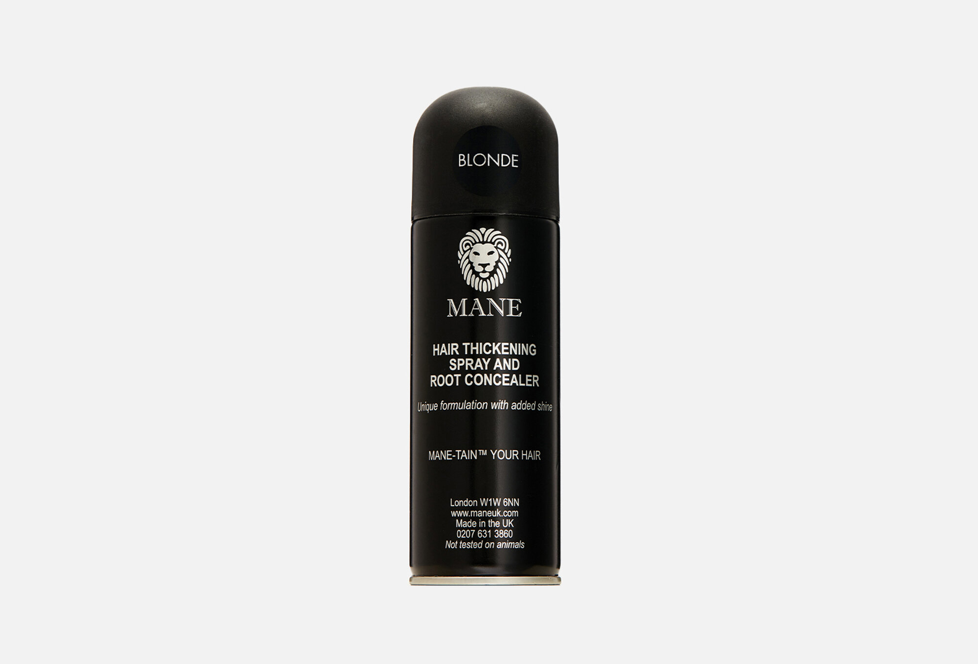 Аэрозольный камуфляж для волос MANE hair thickening spray 200 мл блонд