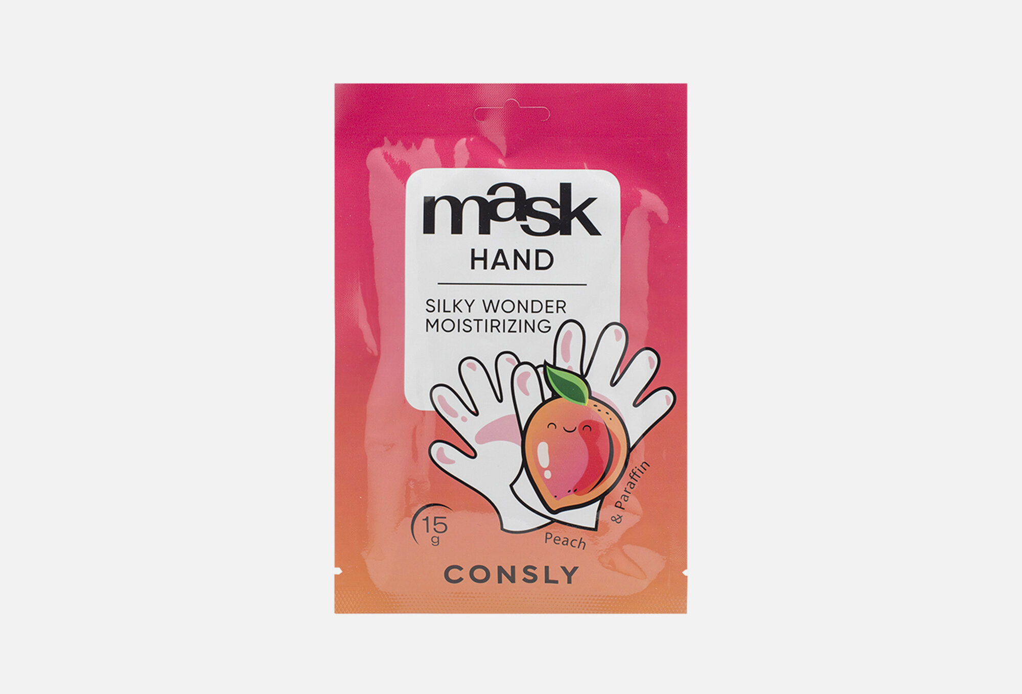 Маска для рук CONSLY Silky Wonder Peach and Paraffin Moisturizing