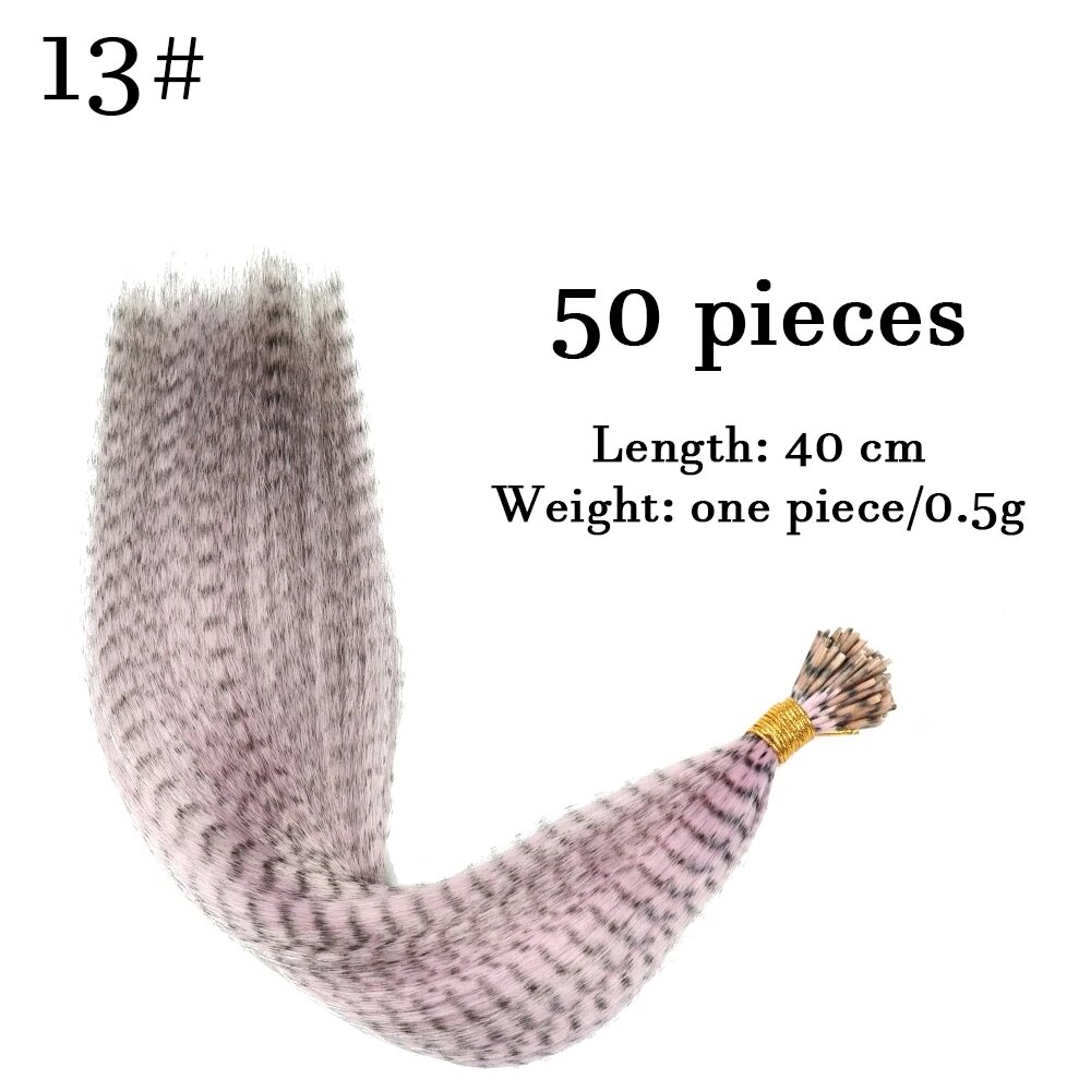 Синтетические волосы 13#, 40 см, 50 шт.