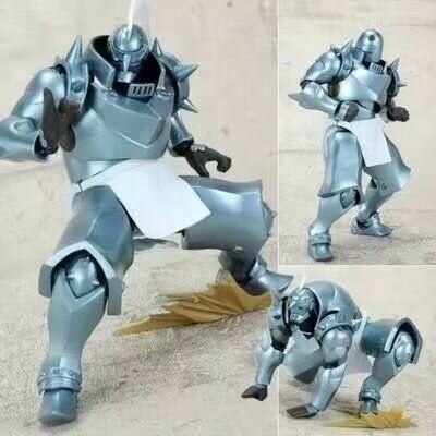 Стальной алхимик Фигурки/Альфонс Элрик/16cm, Многосуставный подвижный -jua