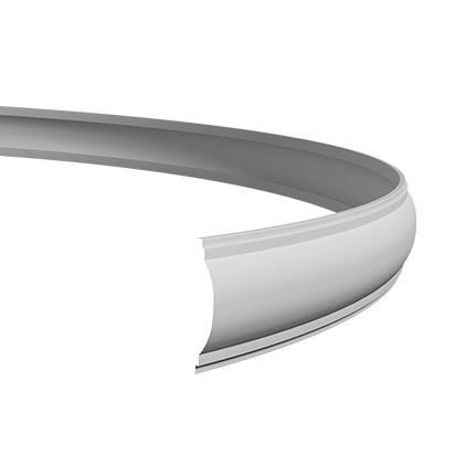 Молдинг Гибкий Европласт Лепнина 1.51.360 Д2000хШ12хВ72 мм.