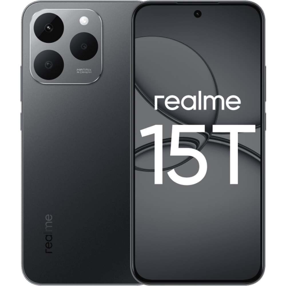 Смартфон Realme 15T 8/256 ГБ (ЕАС/Ростест), NFC, Dual nano SIM, темно-серый