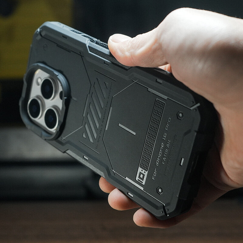 Тактический чехол для iPhone 15 Pro Max с графеновым усилением, цвет Рейнджер Грин, стандартный без MagSafe, прочная