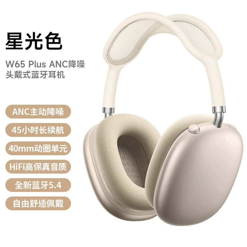 BOROFONE W65 Plus беспроводные наушники с шумоподавлением в цвете звездный