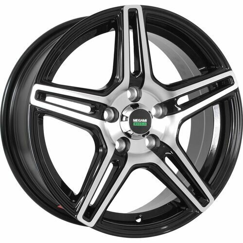 Колесный литой диск Megami MGM-38 R15x6.5 5x100 ET38 CB57.1 BKF