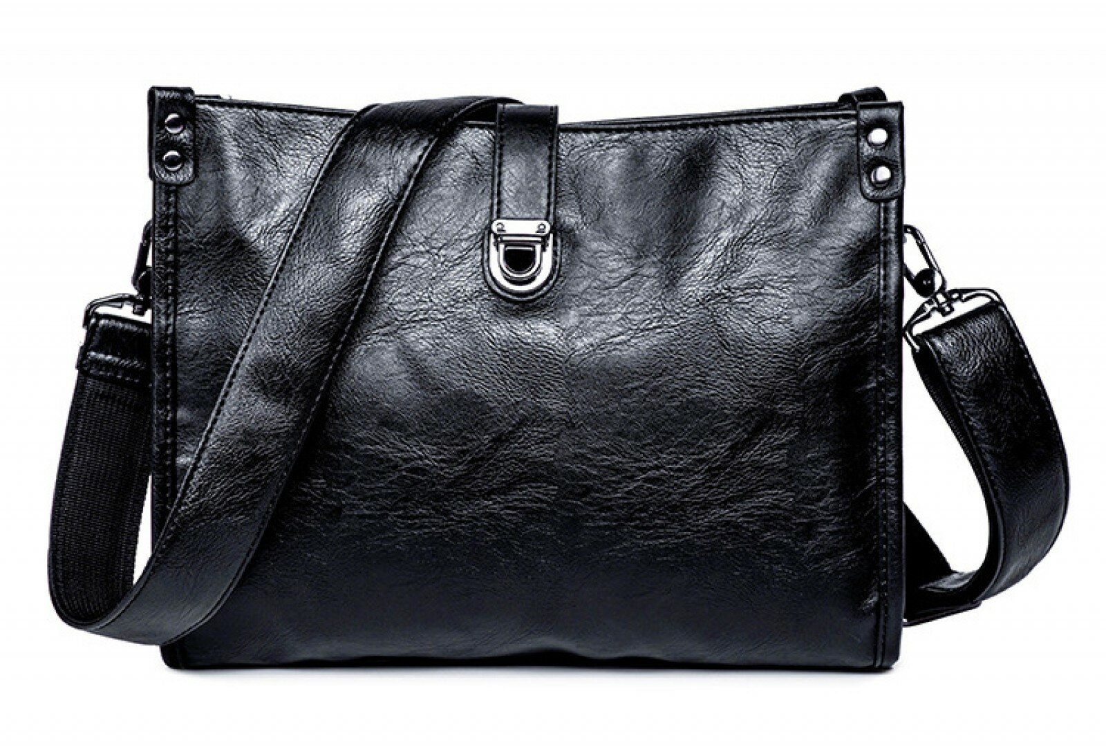 Сумка-портфель MyPads M127-451 черная влагозащитная для планшетов и нетбуков 10-12.9 дюймов