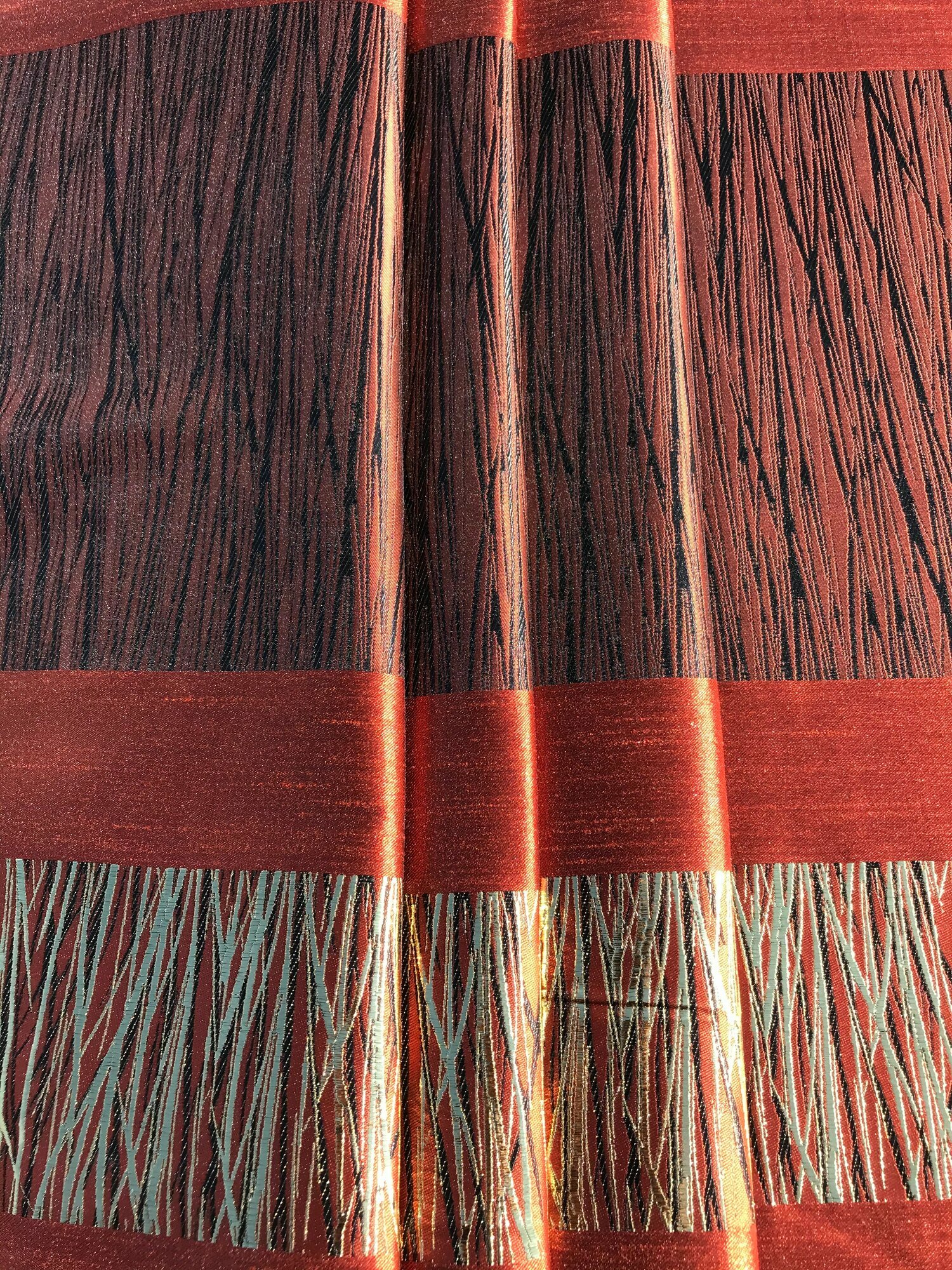 Шторы портьерные на отрез метражом от 1 метра, высота отреза 280 см