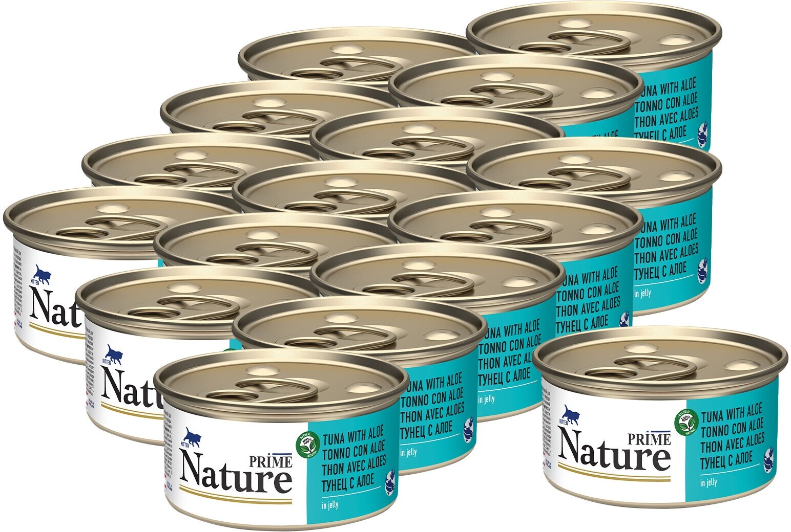 PRIME NATURE 85гр в желе Тунец для котят х 16шт.