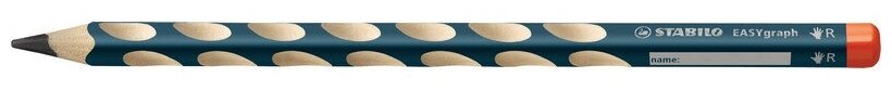 Карандаш чернографитный для правшей Stabilo Easygraph трехгранный 442682
