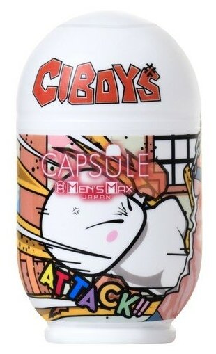 Men'sMax Мастурбатор-яйцо Capsule Attack, прозрачный