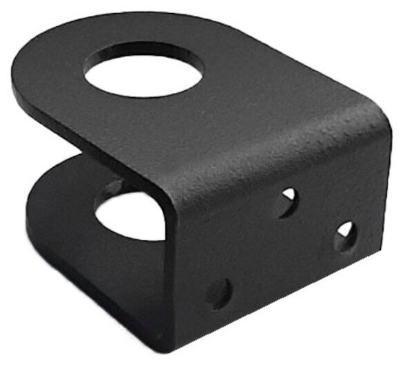 Проушина для засова 52x40 мм, сталь чёрная, крепёжная фурнитура для дверей и створок