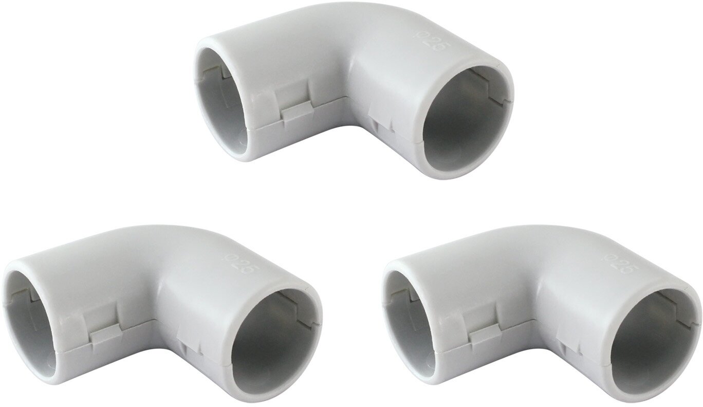 Угол 90 соед. для трубы 25 мм (25шт) TDM