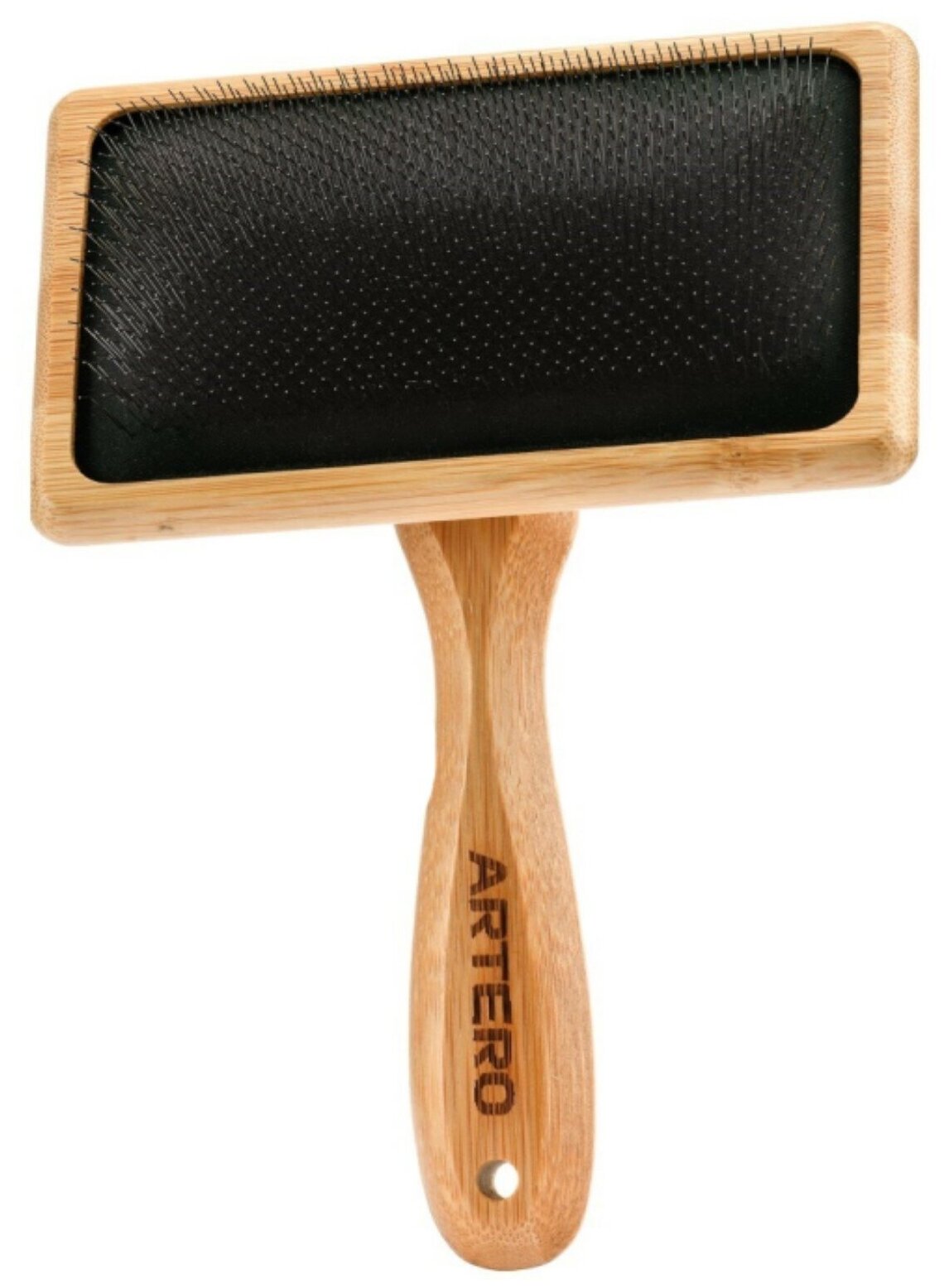 Пуходерка для кошек и собак Artero "Nature", бамбуковая, бежевая, L