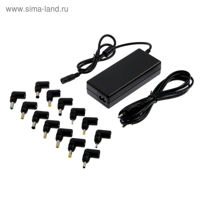 Универсальное зарядное устройство для ноутбука Luazon ZU20, 120 Вт, с переходниками 13 шт 4601758
