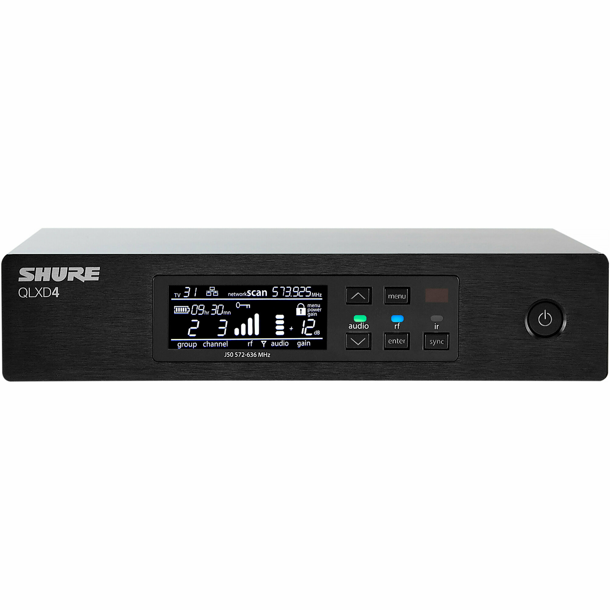 Приёмник Shure QLXD4E G51 470-534 MHz