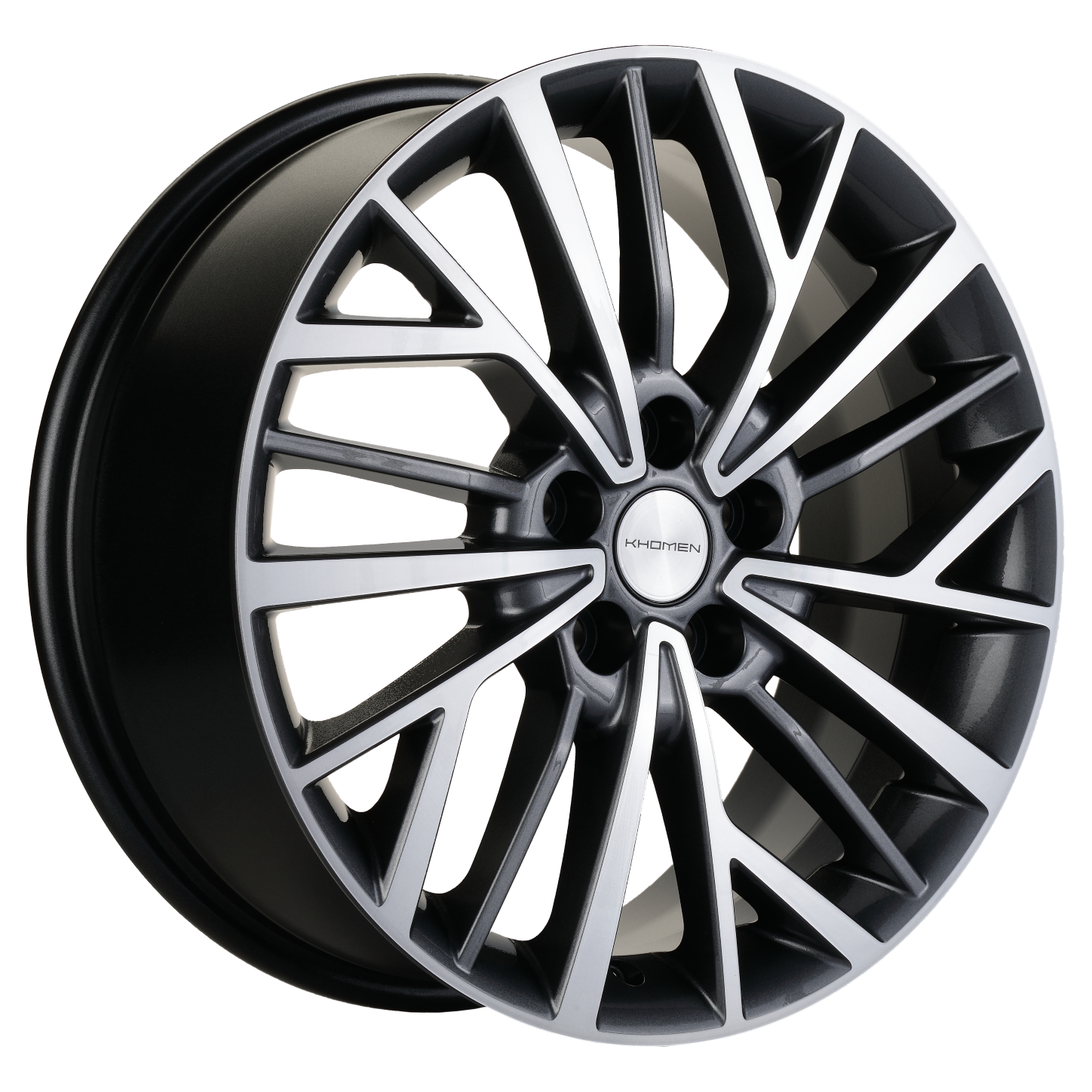 Диск Khomen Wheels KHW1717 7x17 5x110 ET40 Dia67.1 Gray-FP
