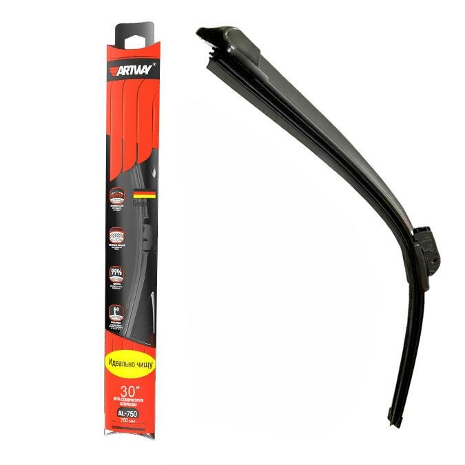 Щетка стеклоочистителя бескаркасная Artway 75см "30" (1шт)