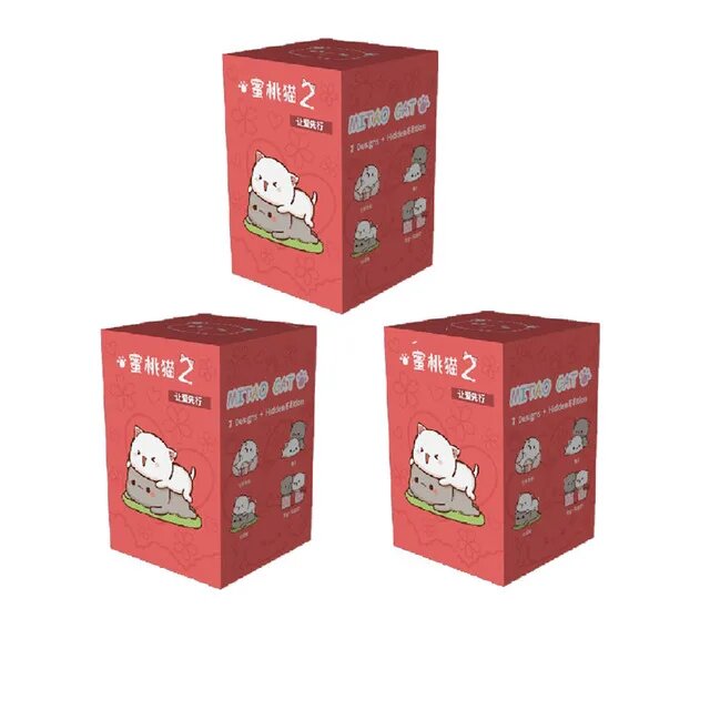Фигурки Mitao Cat 2 Красный, Blind box 3pcs