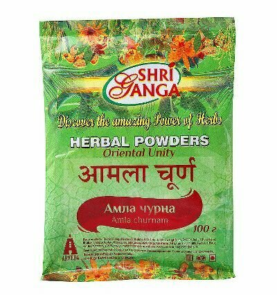 Амла чурна (Amla churnam, The Shri Ganga Pharmacy (Rishikesh) Ltd, India) 100 г