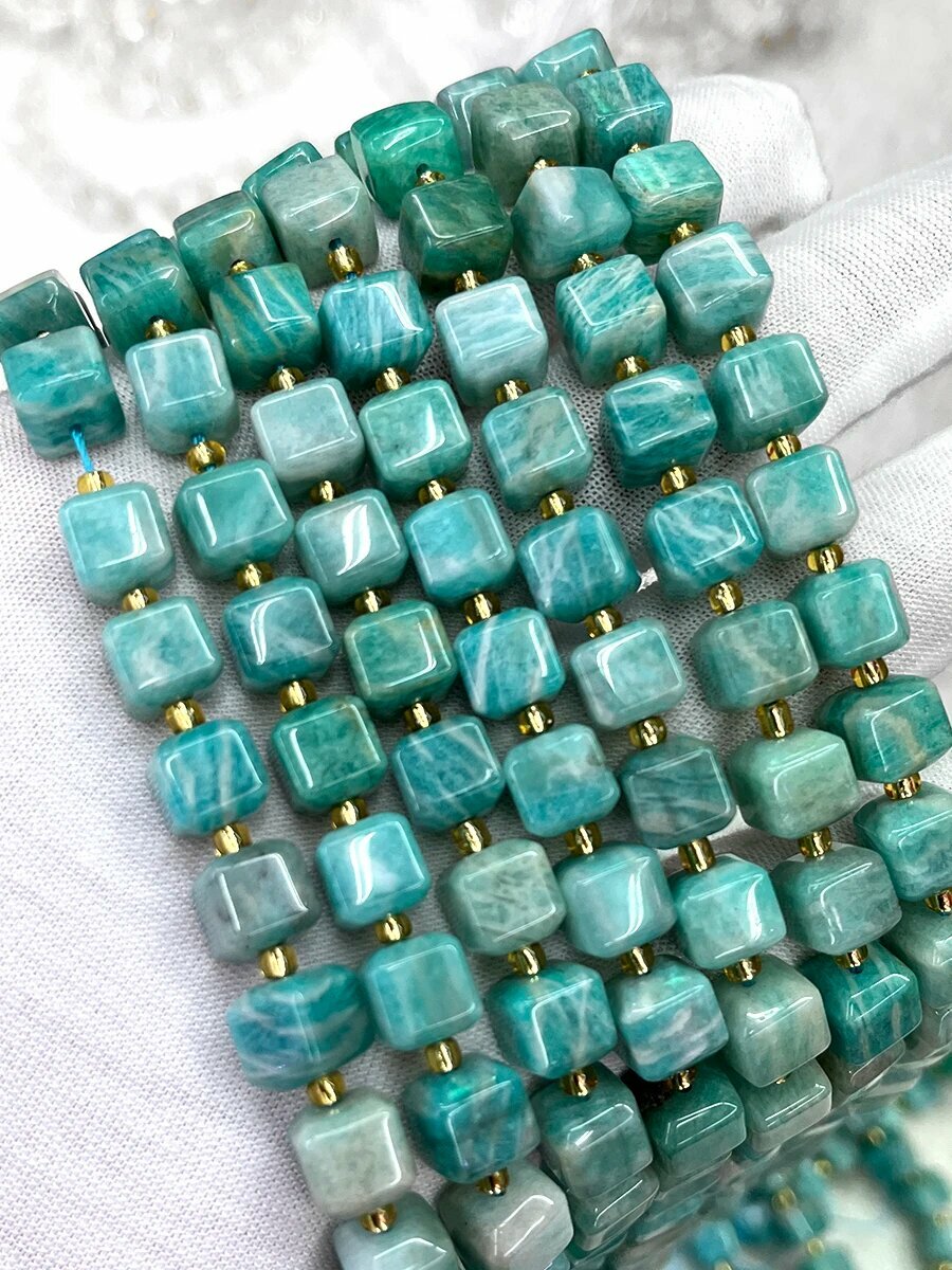 Каменные бусины Амазонит AVANKY 8 мм