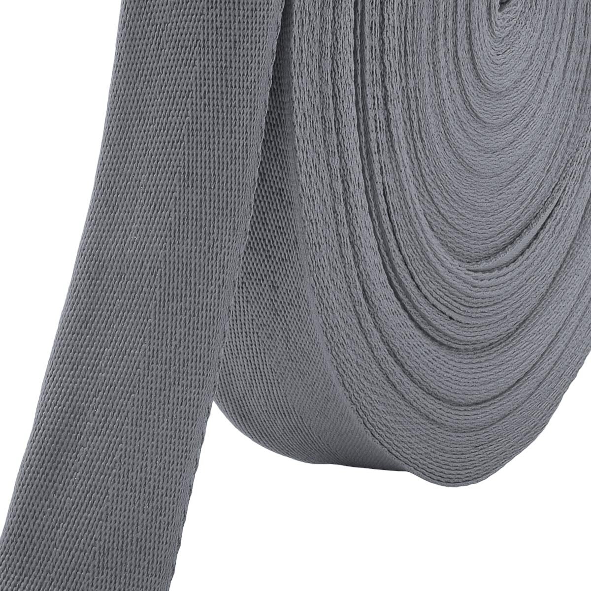 Лента киперная Айрис, 13 г/м, 100% полиэфир, 40мм*50м (15 серый)