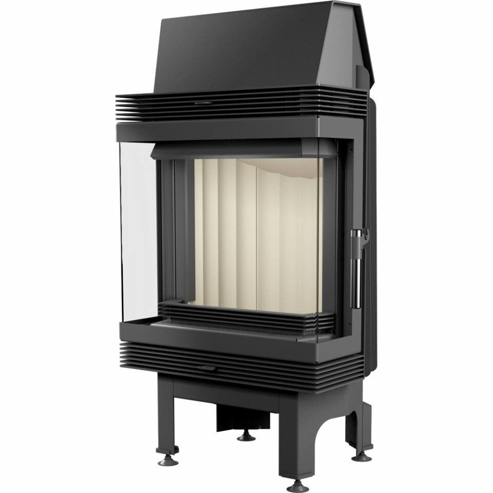 Топка Kratki BLANKA/LP/BS, Сталь, черный, 53,5x40,6x45 см.