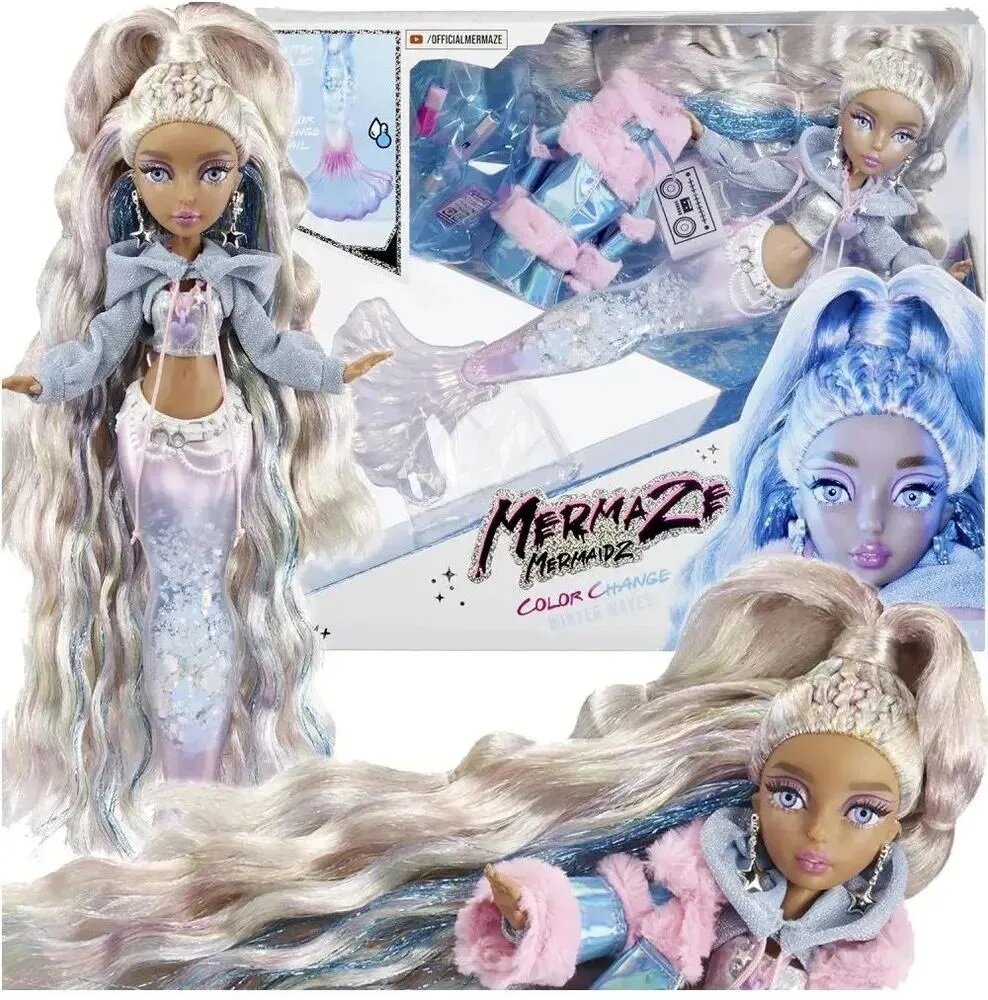 Кукла-русалка MERMAZE MERMAIDZ WINTER WAVES KISHIKO. Серия Зимние волны Кишико