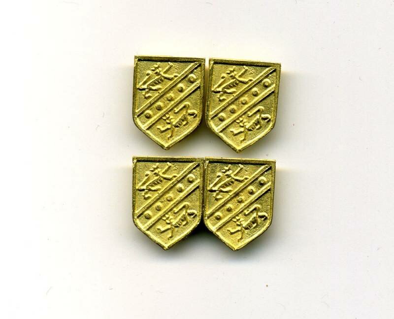 Декоративный элемент, щит, 17Х13 мм, металл 1 шт.