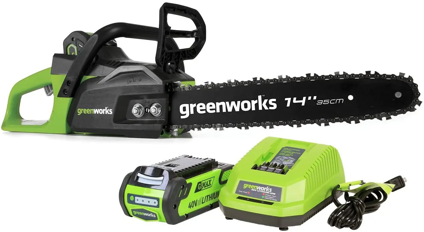 Пила аккумуляторная Greenworks 40 В 35 см