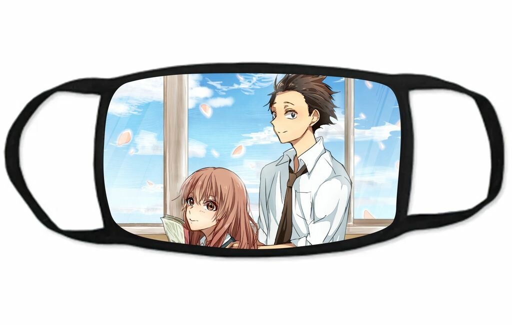 Маска на лицо Форма Голоса №6, Взрослая - 20 на 12, 5 см