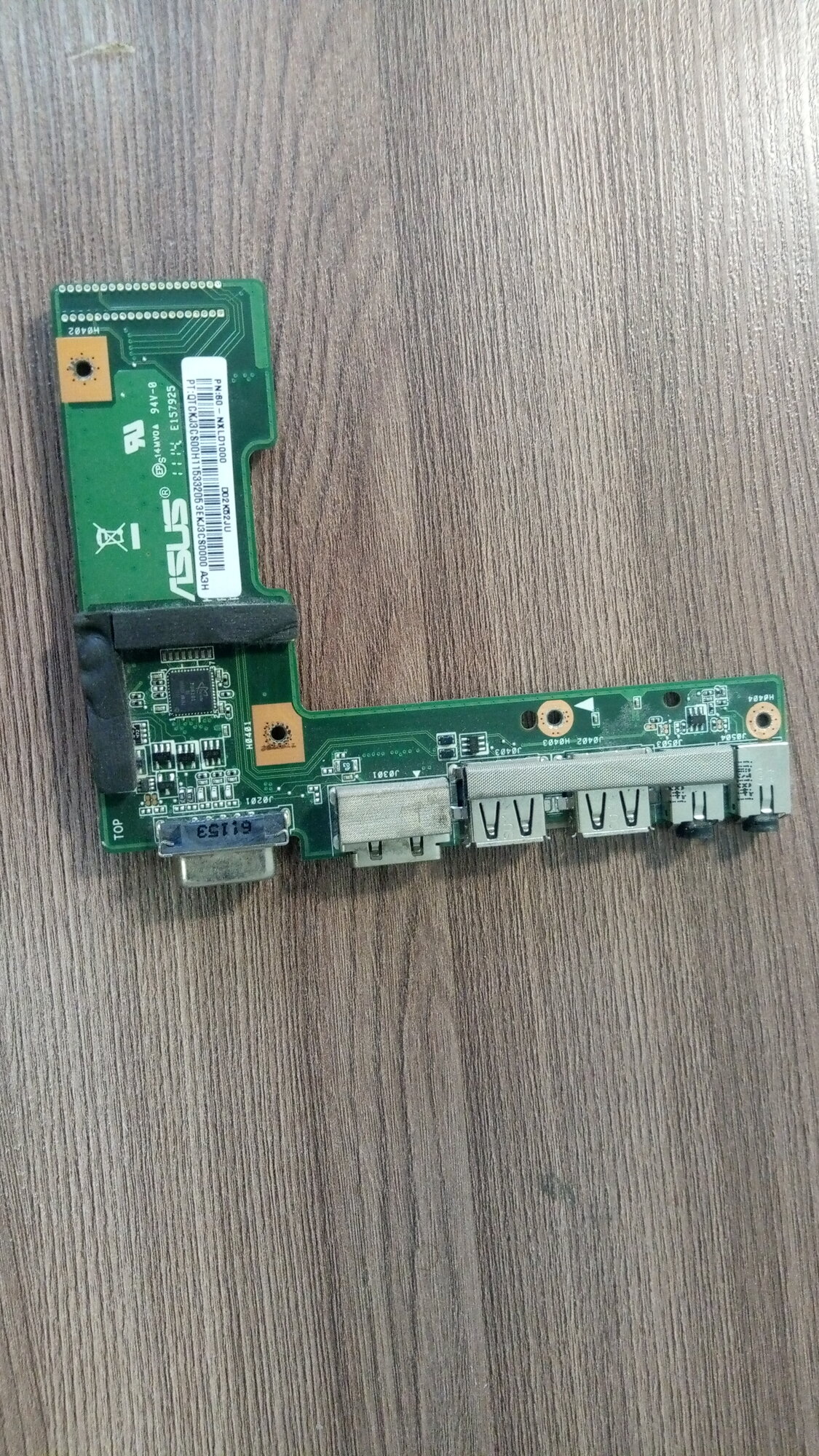Asus A52 плата с портами аудио USB HDMI VGA 60-NXLD1000