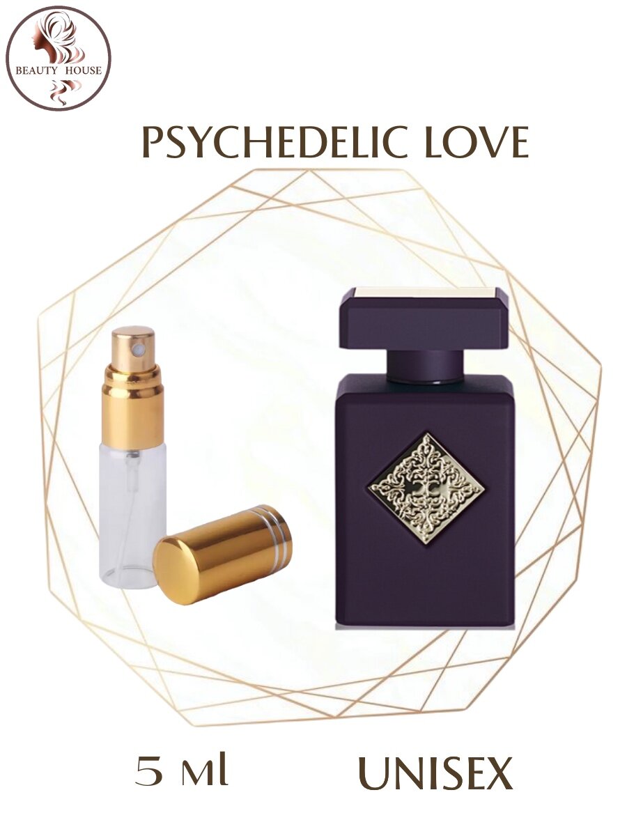 Духи парфюм PSYCHEDELIC LOVE спрей 5 мл унисекс, цветочный аромат