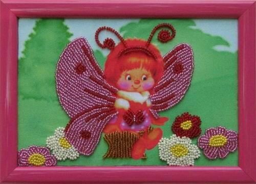 Схема для вышивания бисером Бабочка