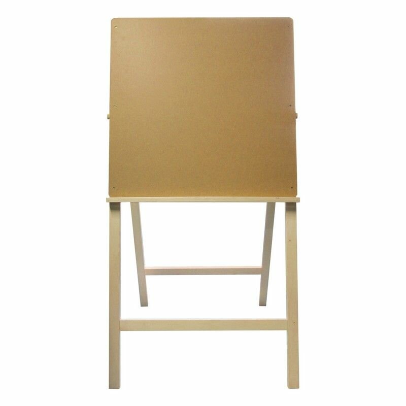 Мольберт напольный BRAUBERG ART "CLASSIC" "Хлопушка", планшет 60x60 см, в собранном виде 60x120x5 см