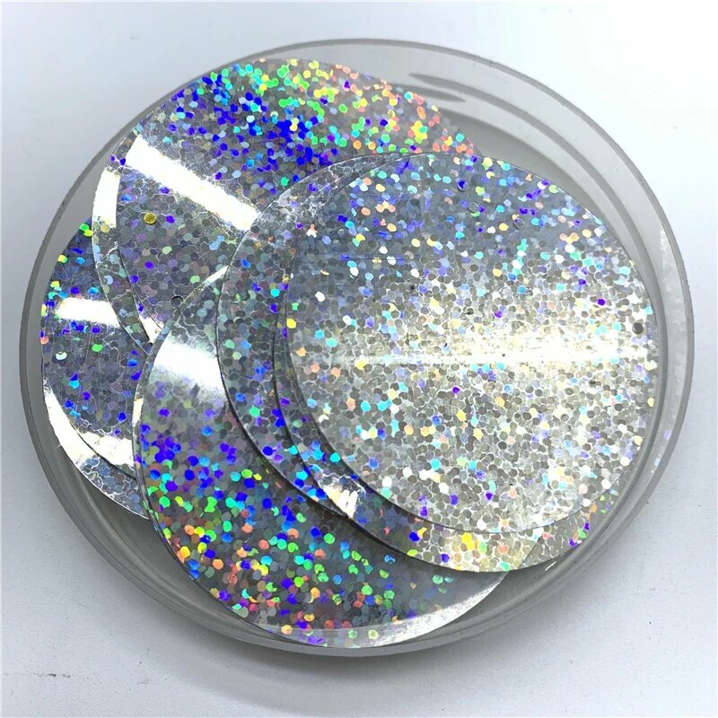 Блестки серебряные, 50 шт, 50 мм, Color: 14