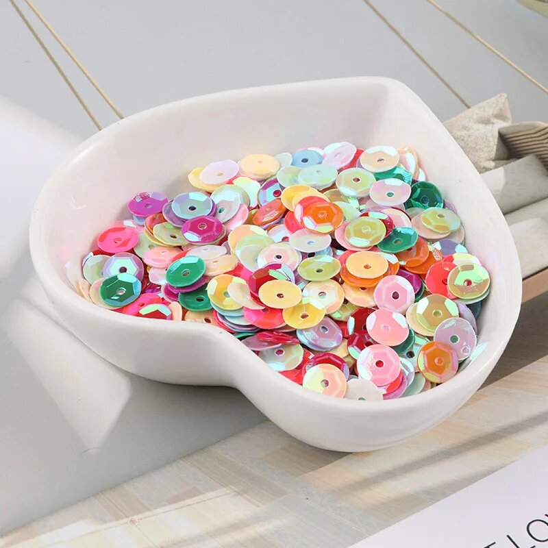 Блестки круглые AB Random Mixed, 10г, 4-8 мм