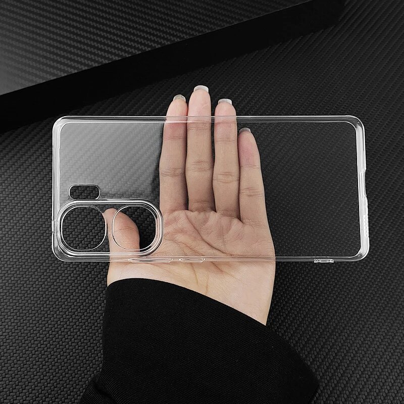 Чехол iQOO Neo10 из силикона, прозрачный