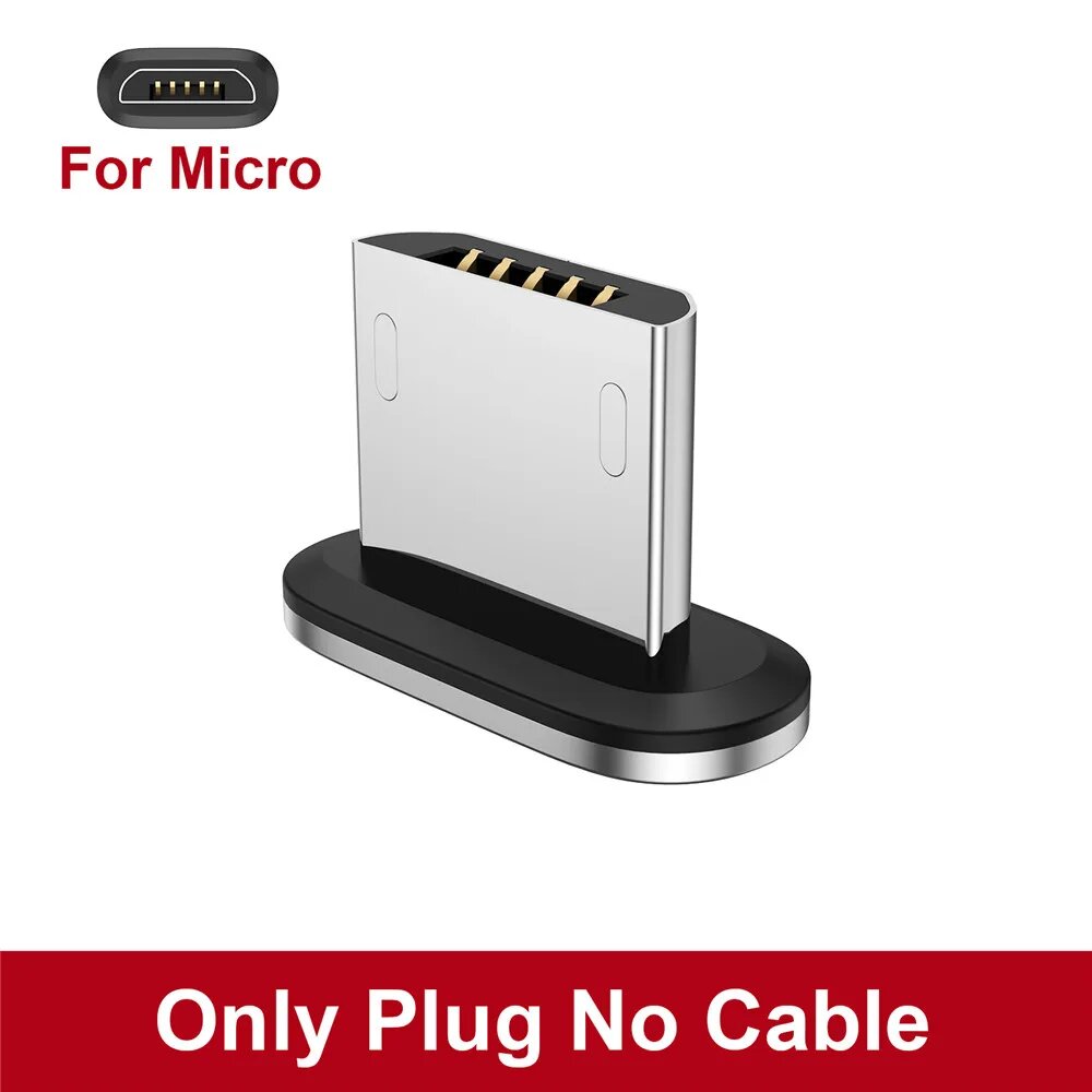 Магнитный кабель Micro USB, только коннектор, 2 м