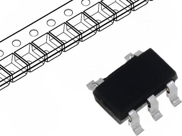 Микросхема DIODES INCORPORATED AP3417CKTR-G1 PMIC DC converter Uin: 2.5?5.5VDC Uout: 0.6?5.4VDC 1A 1шт
