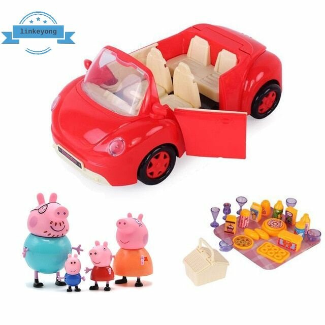 Peppa pig Пейдж, игрушечный автомобиль, кабриолет, детская игра, подарок на день рождения.