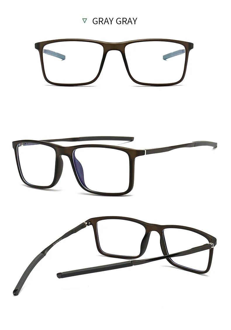 Очки мужские при близорукости, компьютерные очки с фильтром, для коррекции зрения