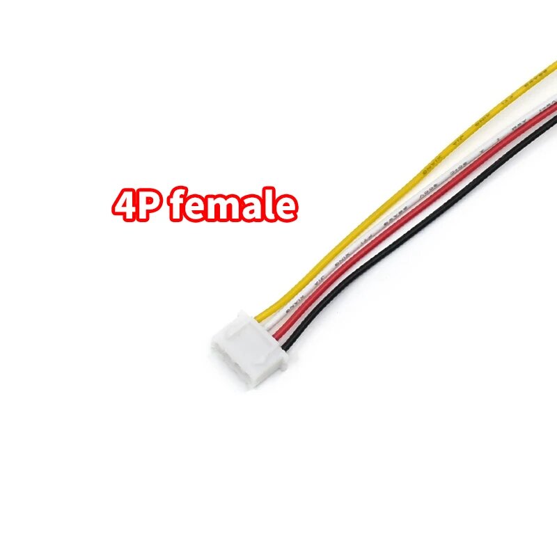 Кабель разъём XH2.54 EQV 2/3/4/5/6 Pin 200 мм 26AWG 4P Female